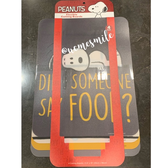 Kitchen | Peanuts Snoopy Woodstock Flexible Cutting Board Set | Poshmark